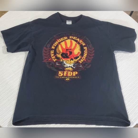 Gildan | Shirts | Five Finger Death Punch Band Tee | Poshmark